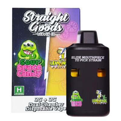 Straight Goods - Sour Space Candy | Lemon-Ade 6000mg - Weed Delivery